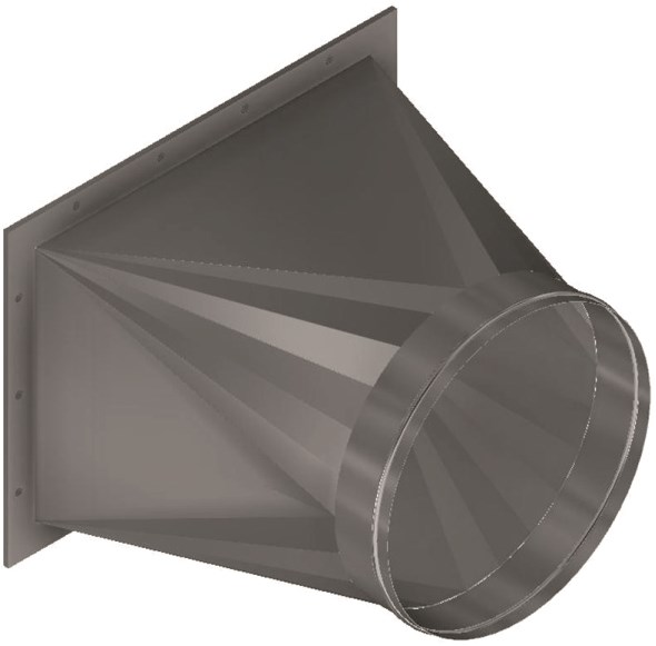 Transition for LC fan - Ambros Schmelzer - Metallverarbeitung