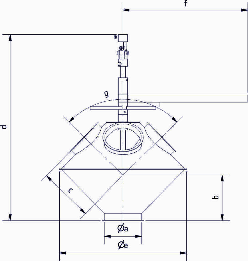 Rotary distributor four-fold - Ambros Schmelzer - Metallverarbeitung