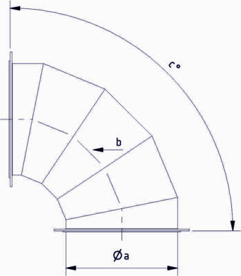 Segmental elbow type Helix-air with flange 90° - Ambros Schmelzer ...