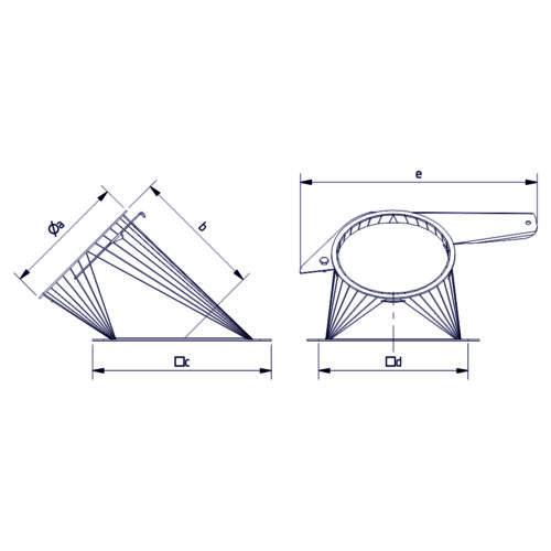 Outlet hatch 45° - Ambros Schmelzer - Metallverarbeitung