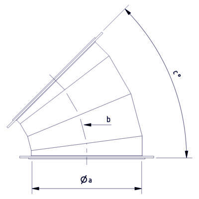 Segmental elbow type Helix-air with flange 45° - Ambros Schmelzer ...
