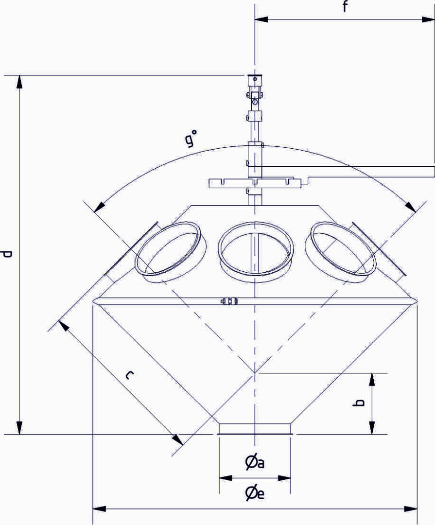 Distributeur rotatif 8 positions - Ambros Schmelzer - Metallverarbeitung