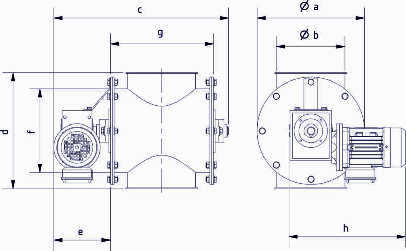 Vanne rotative - Ambros Schmelzer - Metallverarbeitung