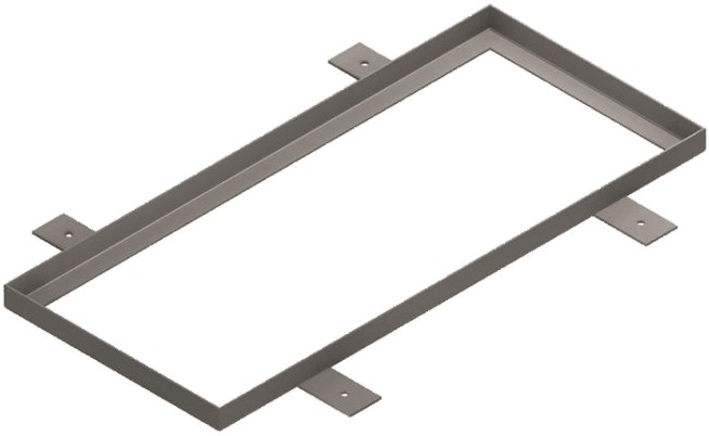 Built-in-frames for perforated metal cover - Schmelzer