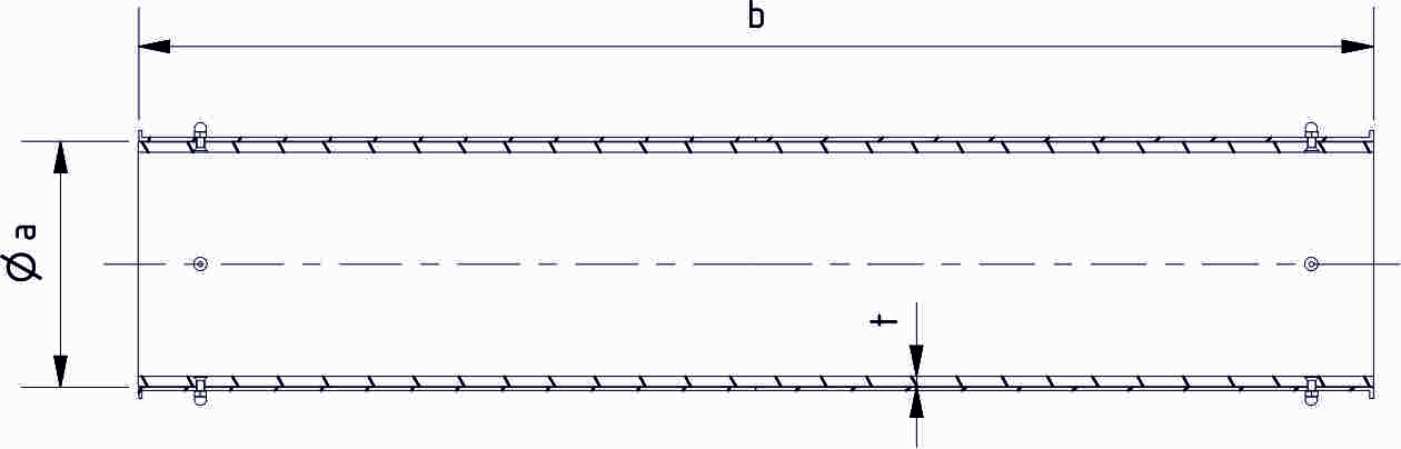 APS pipe nominal length 1000 - Schmelzer